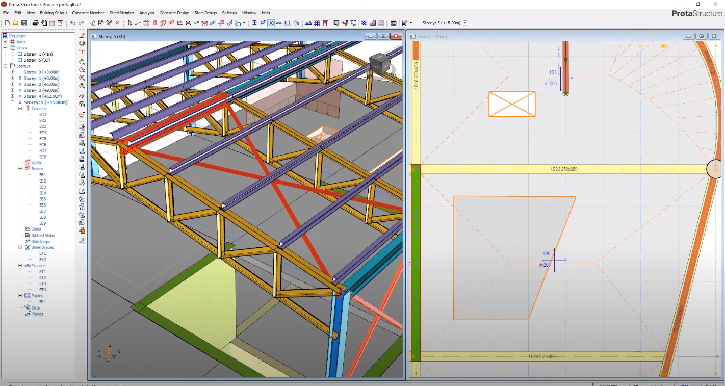 PROTA STRUCTURE | PROGRAM BIM DO ANALIZ KONSTRUKCJI | BUDOWA ZNIŻEK